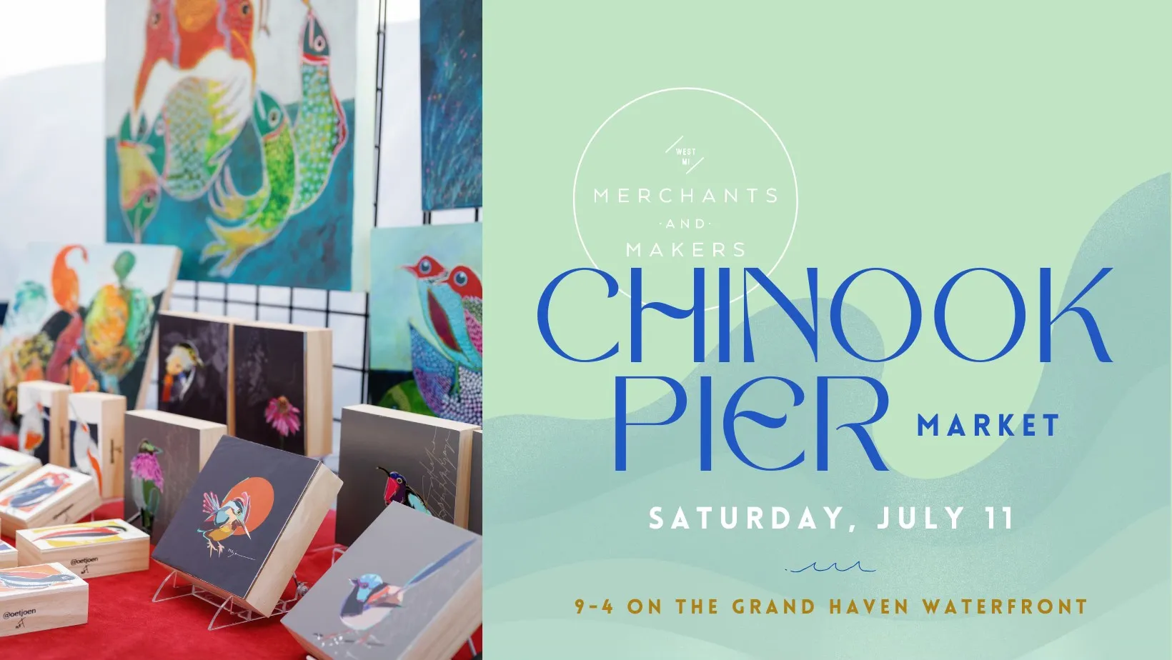 Merchants & Makers: Chinook Pier Market - Grand Haven Area
